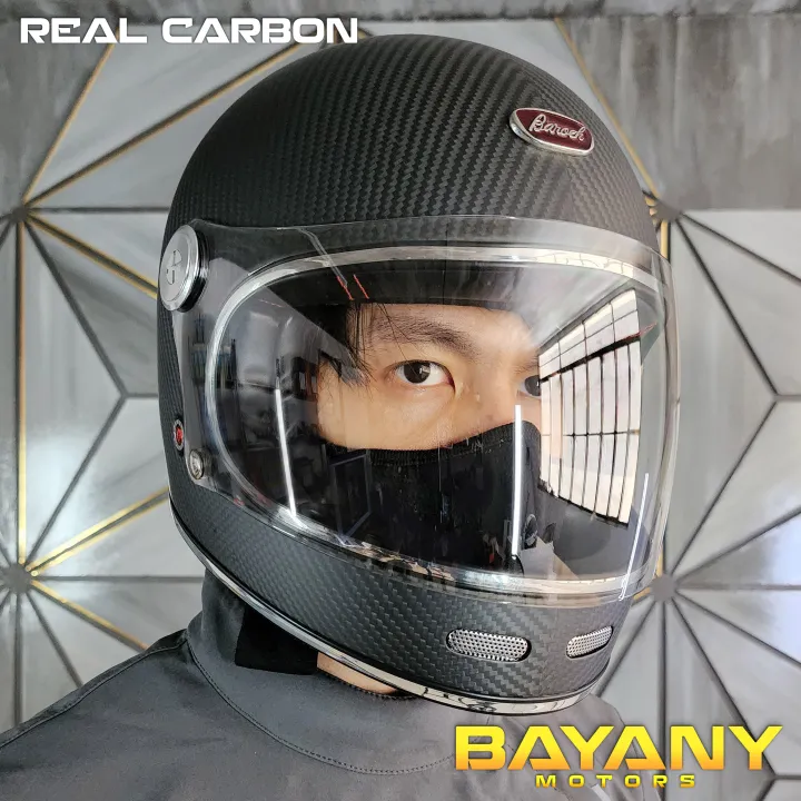 Beon B510 Carbon Helmet, Retro Style Helmet, Pure Carbon Helmet, Light ...