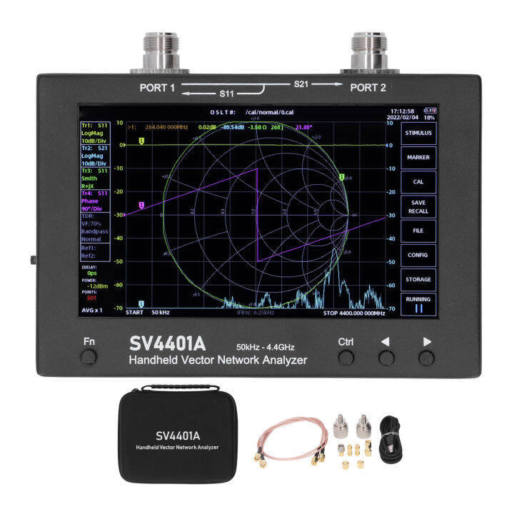 VNA Antenna Analyzer, Vector Network Analyzer 1001 Scan Points with SMA ...
