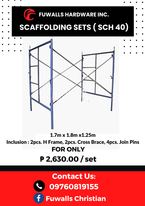 Scaffolding Sets Schedule 40 | Lazada PH