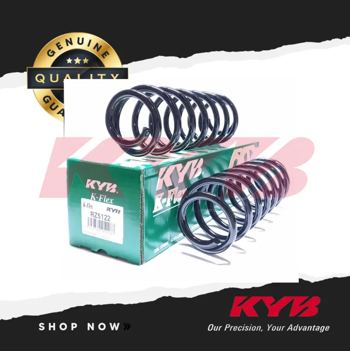 KYB Kayaba 2pcs K-Flex Rear Coil Spring for Mitsubishi Mirage G4 Sedan ...