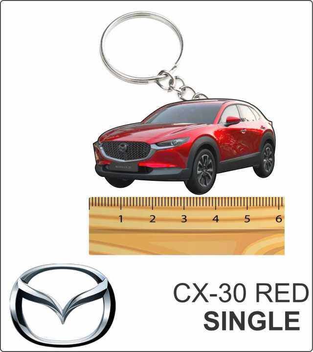 Mazda cx30 cx-30 RED 2D KEYCHAIN key chain | Lazada