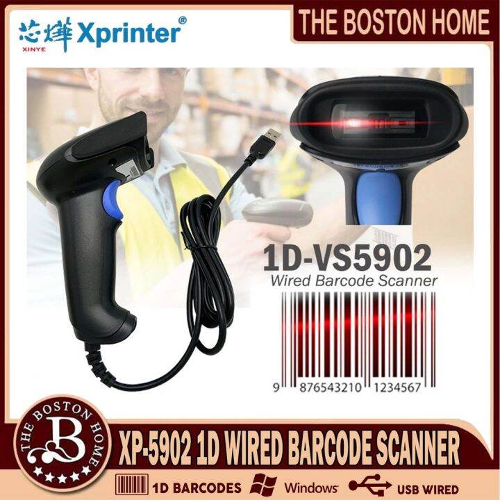Xprinter XP-9100 Handheld 1D Barcode Scanner Wired USB Type Portable ... Xprinter XP-9100 Handheld 1D Barcode Scanner Wired USB Type Portable ...