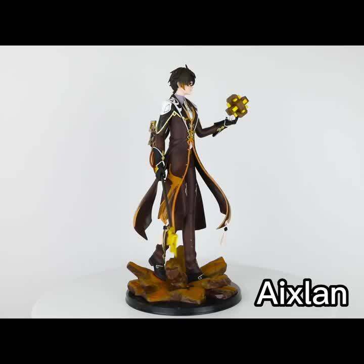 28cm Genshin Impact Anime Figure Zhongli PVC Action Figure Klee Hu ...