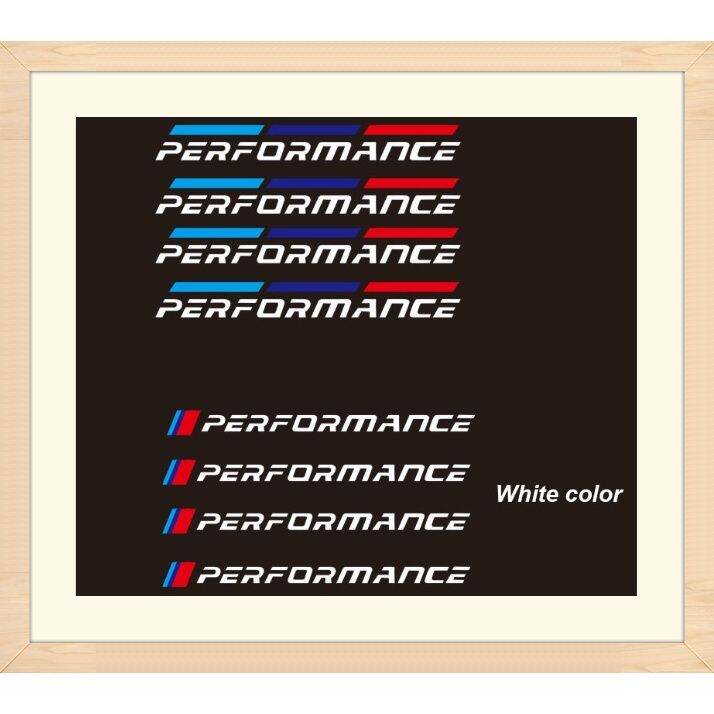 4pcs M Performance Car Windshield Wiper Sticker For BMW E30 E34 E36 E60 ...