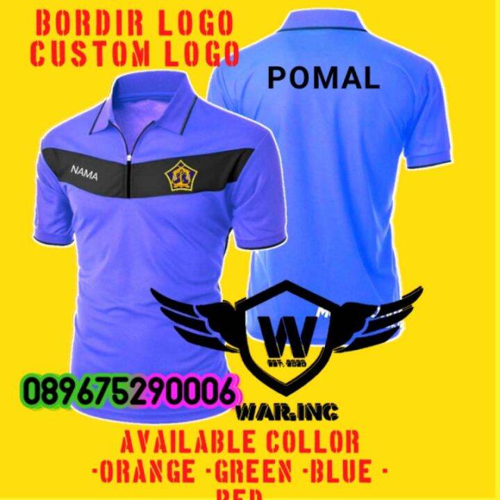 KAOS BAJU POMAL POLISI MILITER ANGKATAN LAUT | Lazada Indonesia