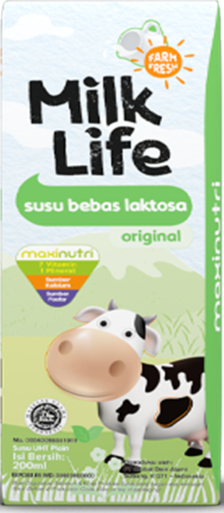 Susu Milk Life UHT Rasa Kurma dan Ori200 ml Susu Kotak Murah dan Enak ...