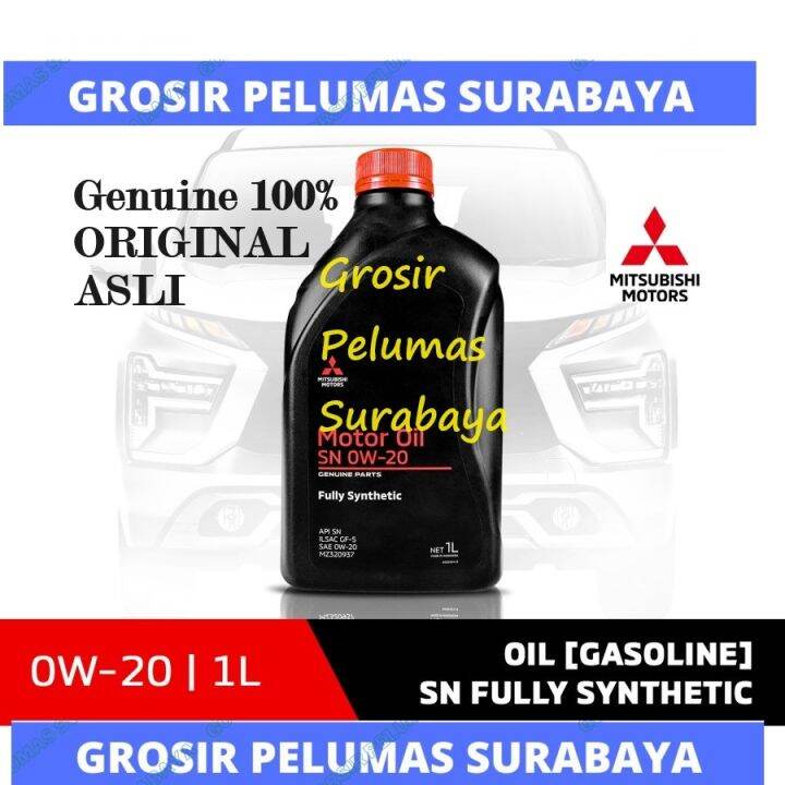 ORIGINAL Oli Xpander Mitsubishi Motor Oil 0W-20 SN FULLY SYNTHETIC 1L ...