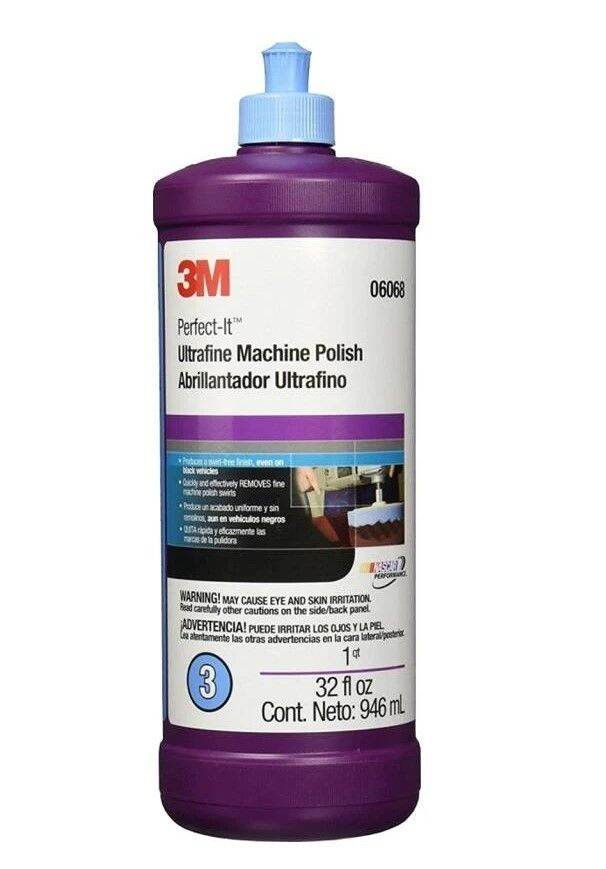 3M 06068 Perfect-It Ultrafine Machine Polish 6068 น้ำยาขัดเงา #3 ชนิด ...