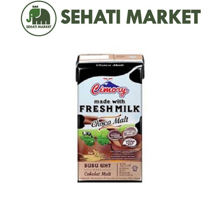 CIMORY FRESH MILK SUSU UHT CHOCO MALT COKELAT MALT 125ml | Lazada Indonesia