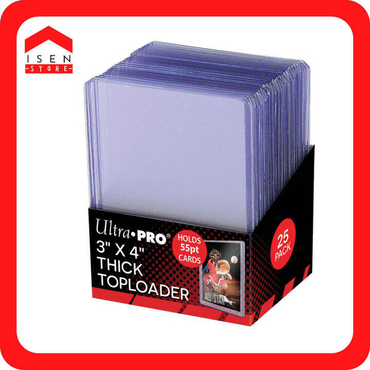 Toploader - Ultra-PRO 3" X 4" Clear Thick Top Loader 55 PT | Lazada PH