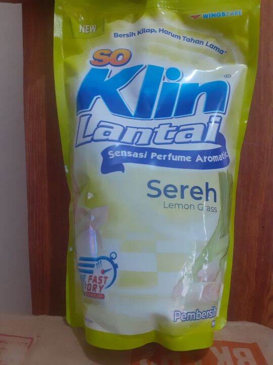 pewangi lantai, sabun lantai,So Klin Lantai Sereh 780ml | Lazada Indonesia
