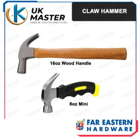 UK MASTER Claw Hammer 8oz | 16oz | Lazada PH