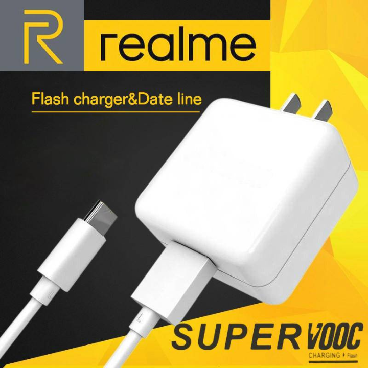 Realme 20W Super VOOC Flash charger Mini Flash Data line Type-c For ...