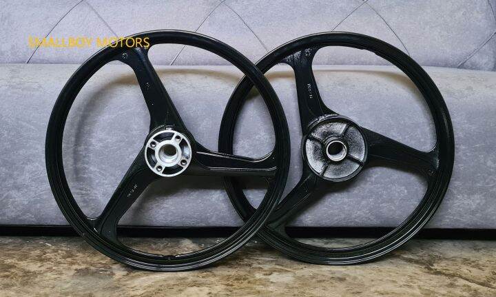 HONDA WAVE 100R WAVE125 125S 125X DISK SPORT RIM 17 BLACK 3 BATANG W125 ...