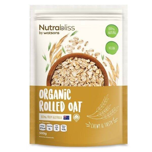 NUTRABLISS BY WATSONS Organic Rolled Oat 500g | Lazada