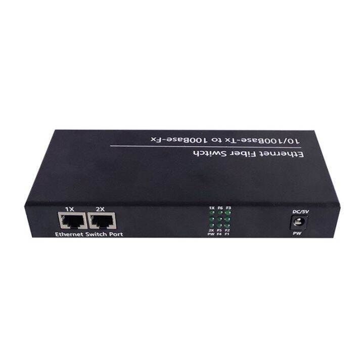 6Port 10/100M Ethernet Switch 6 Fiber Port 25KM 2UTP RJ45 Fiber Optical ...