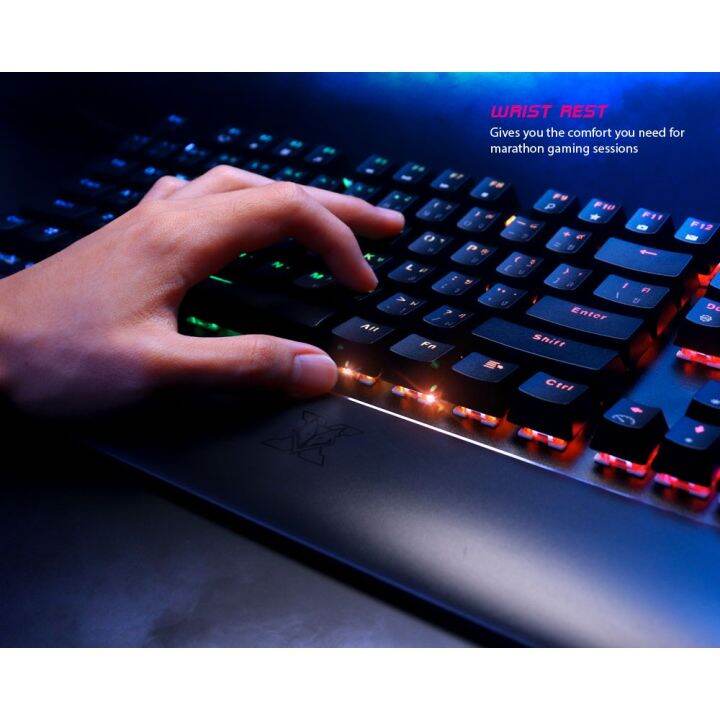 #เมาส์ คีย์บอร์ด ไร้สาย hp# Nubwo X30 Terminator Gaming Keyboard RGB ...