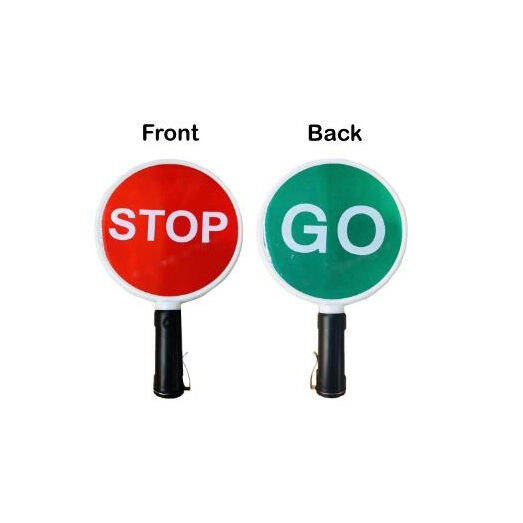 Stop Go LED (Back to Back) Hand Signal Road Traffic Safety Stop Go ...