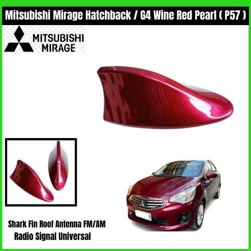 Mitsubishi Mirage Hatchback G4 Wine Red Pearl ( P57 ) Shark Fin Antenna ...
