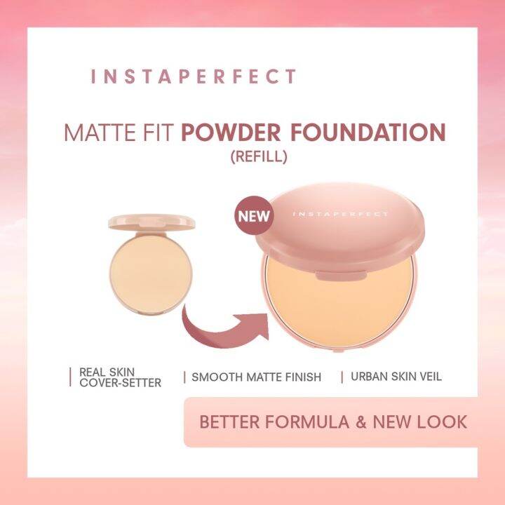 [REFILL] WARDAH Instaperfect MATTE FIT Powder Foundation | Powder ...