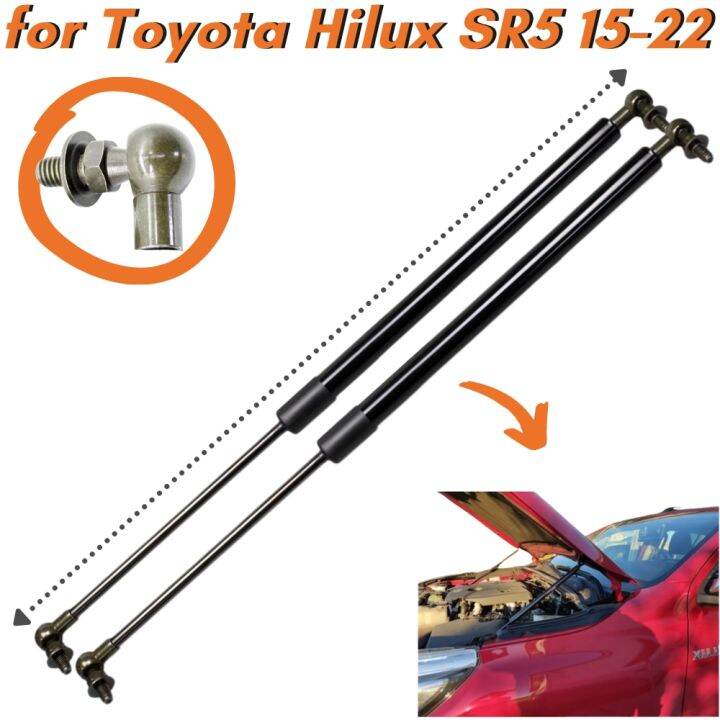 Qty(2) Hood Struts For Toyota Hilux SR5 M70 M80 REVO 2015-2022 Front ...