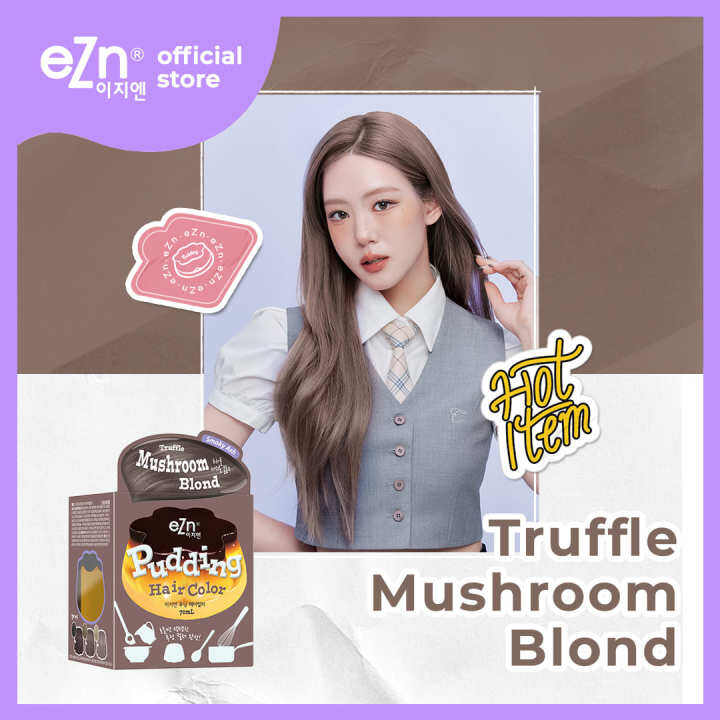 eZn Pudding Hair Color Truffle Mushroom Blond (70ml) - Self Hair Dye ...