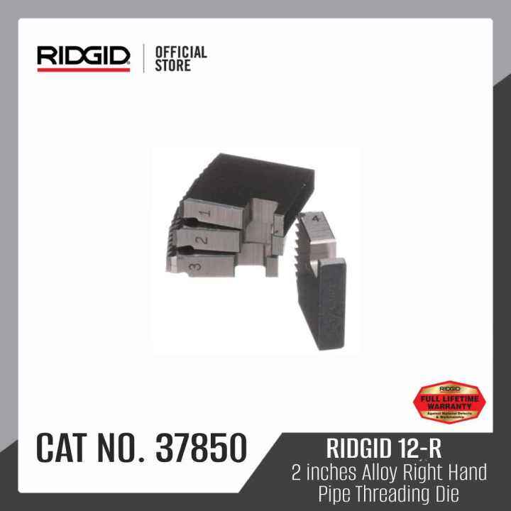 RIDGID 37850 Alloy Pipe Dies NPT 2 inches for Manual Pipe Threader ...