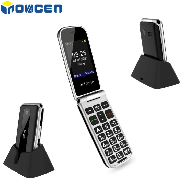 INOVAGEN 2G Senior Phone F20 (BLACK) With Charging Cradle/SOS key Speed ...
