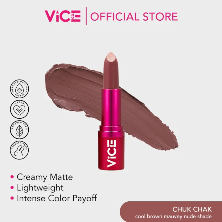 Vice Cosmetics Good Vibes Matte Lipstick Chuk Chak | Lazada PH