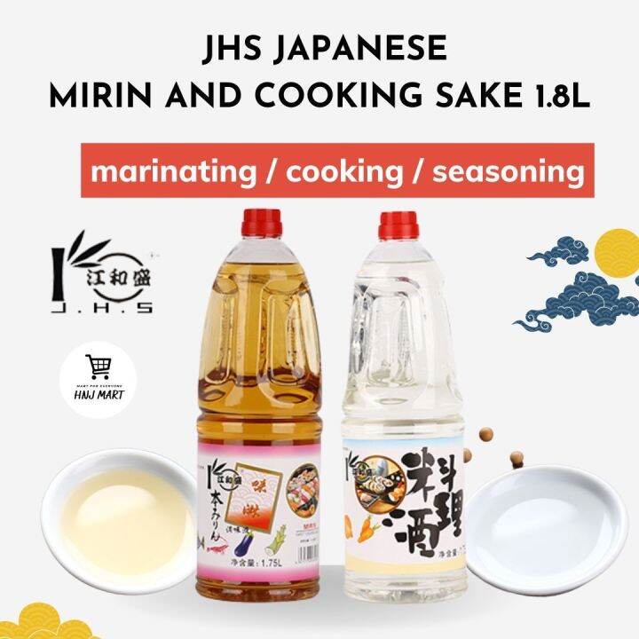 JHS Japanese Mirin & Cooking Sake 1.8L | Japanese Cooking Sake Japanese ...