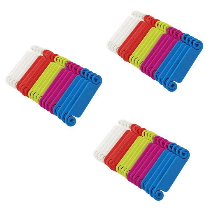60 Pcs Cable Tags Cable Management Tags Multicolor Cable Labels Cord ...