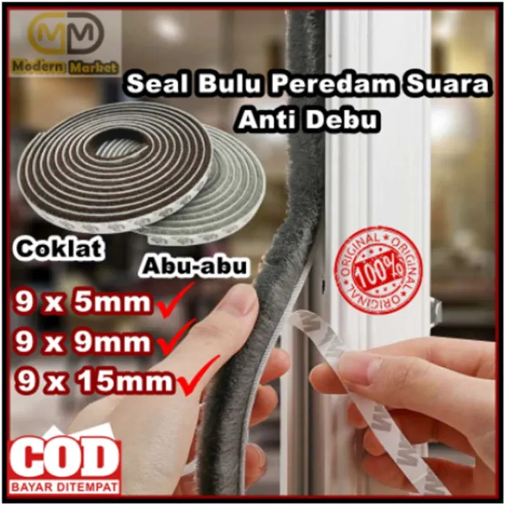 SEALING STRIP TAPE DOOR SEAL BULU PENUTUP CELAH PINTU LUBANG PINTU ...