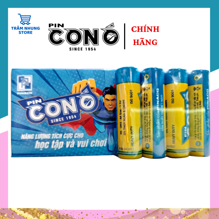 Pin Tiểu Con Ó Vàng 2A Chính Hãng 1,5V , pin Tiểu AA PINACO Mẫu (mới ...