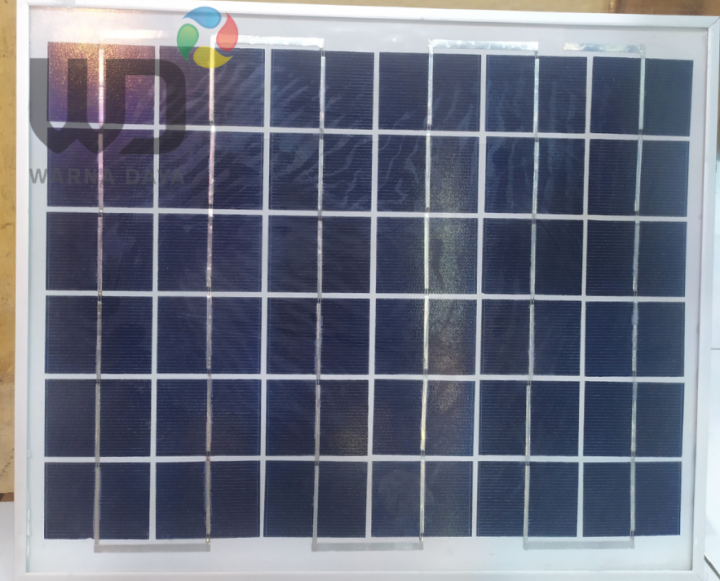 Panel Surya 10WP Polycrystalline NEW Grade A Free Packing Kayu | Lazada ...