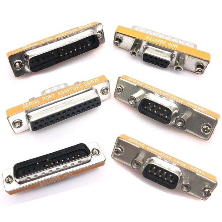 DB9 to DB25 Adapter Female to Female Serial Port Adaptor 9Pin 25P ...