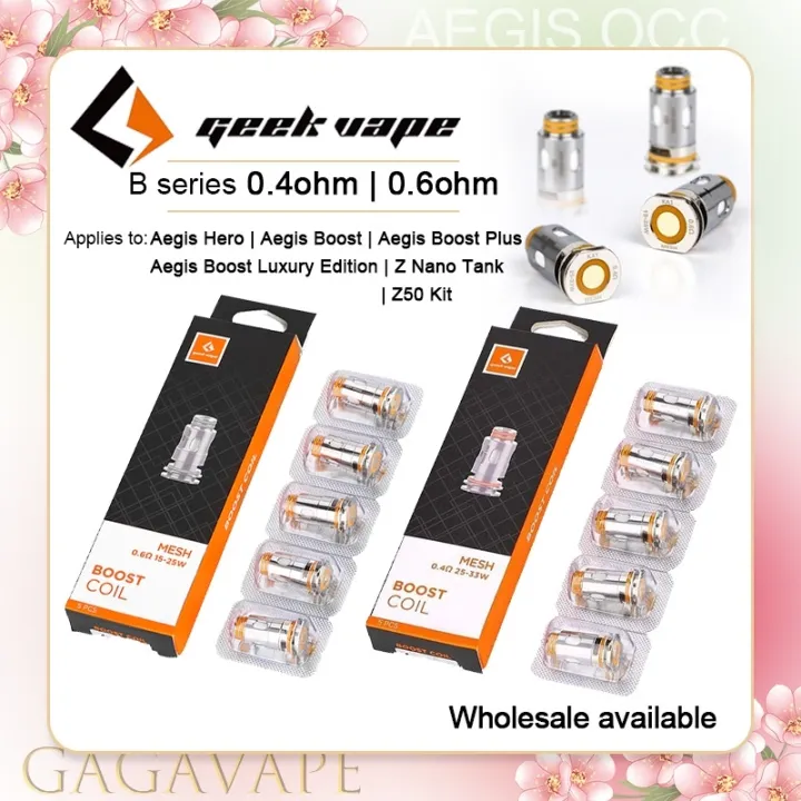 Legit 5Pcs Geekvape Aegis Boost Occ 0.4/0.6 Replacement Coil For Aegis ...
