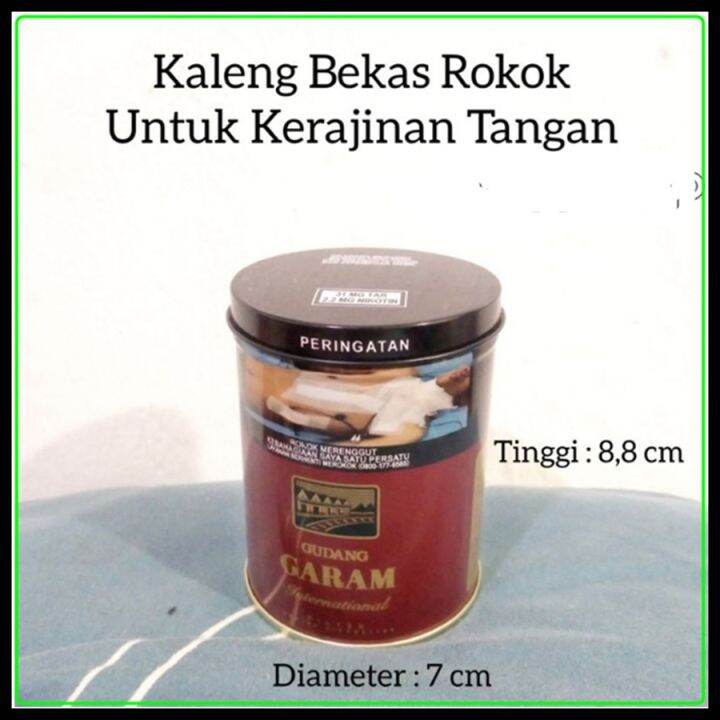 kaleng kosong bekas, kaleng gudang garam | Lazada Indonesia