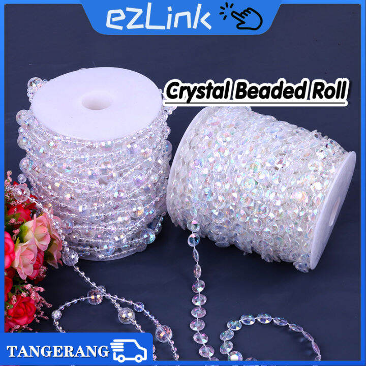 30m 10mm Crystal Beads Roll Rainbow / Kristal Roll / Monte Roll ...