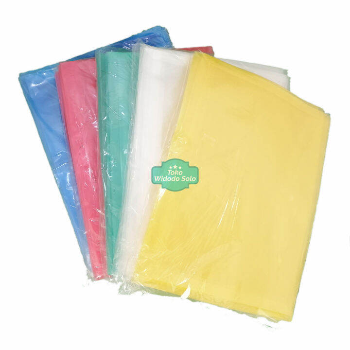 Map Plastik Kancing Folio Merah Putih Hijau Biru Kuning Benik - 1 Pack ...