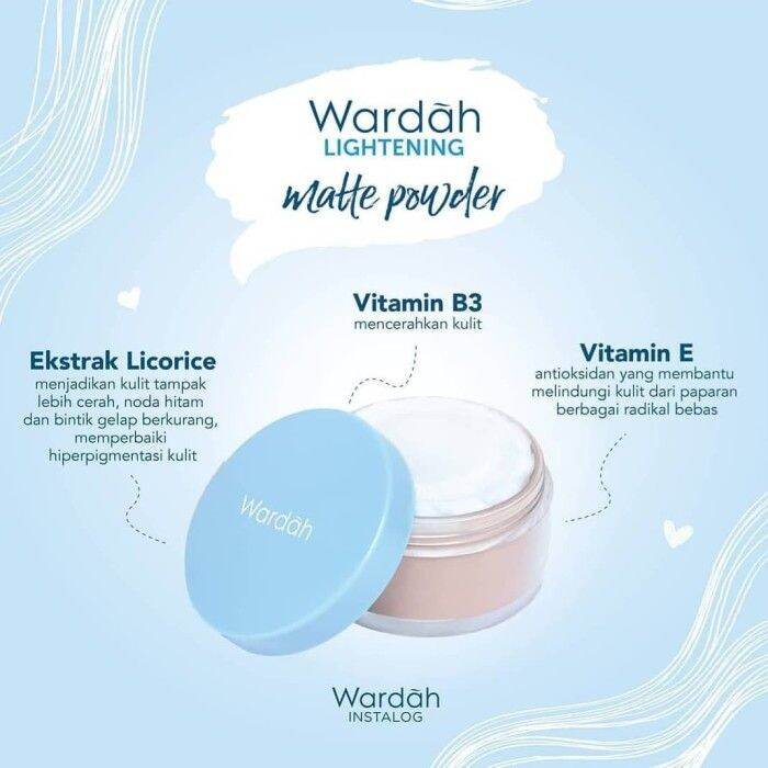 Wardah Lightening Matte Loose Powder 20g | Lazada Indonesia