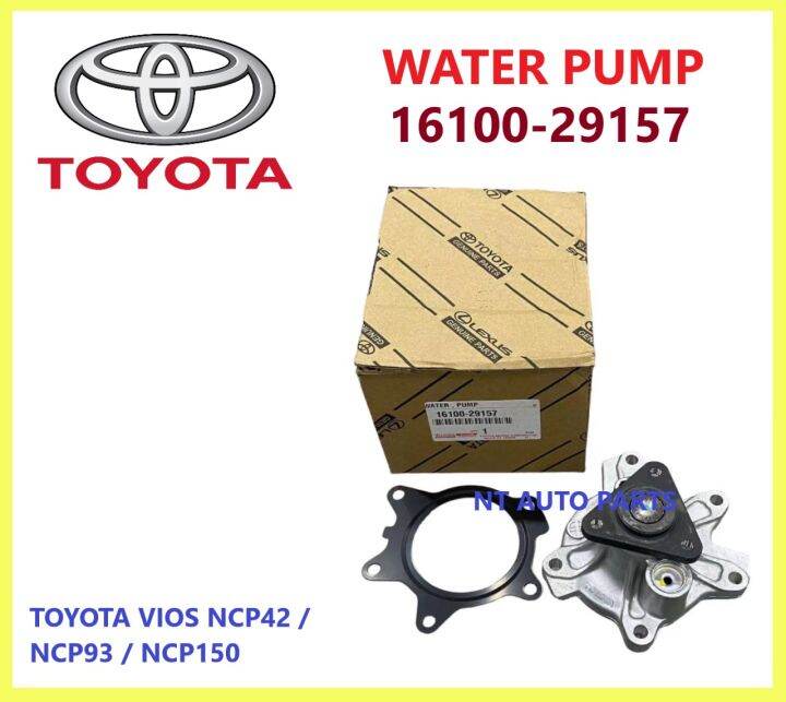 16100-29157# WATER PUMP with gasket & without screw # TOYOTA VIOS NCP42 ...