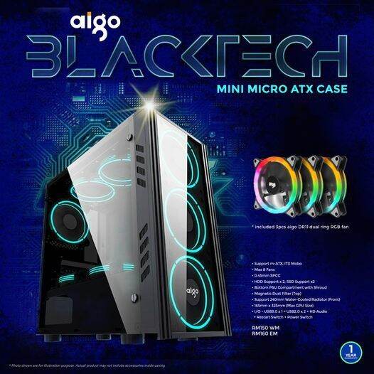 [Ready Stock] Aigo Black Technology Mini (Black Tech Mini) Full Window ...