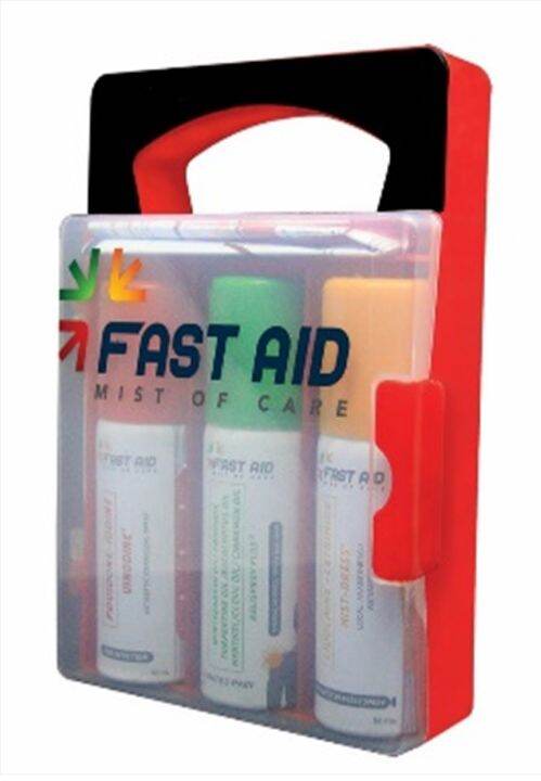 FAST AID KIT (MIST-DRESS/RELISPRAY PLUS/VINODINE) | Lazada PH