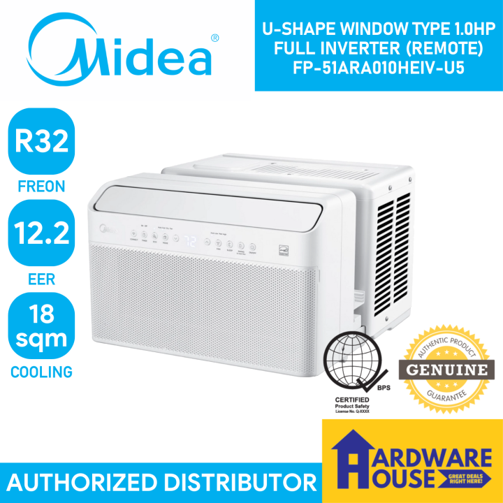 ORIGINAL MIDEA Aircon U-Shape Full Inverter 1HP With R32 Inverter-Grade ...