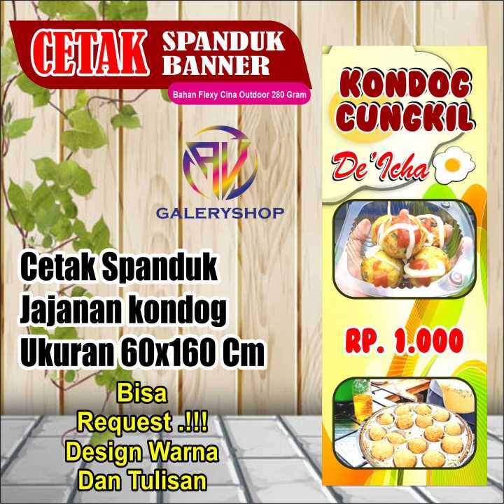 cetak spanduk banner kondog dll. | Lazada Indonesia