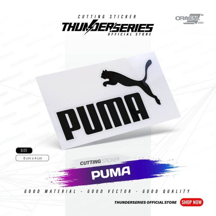 Cutting Sticker Puma | Stiker Puma Bahan Oracal Series | Lazada Indonesia