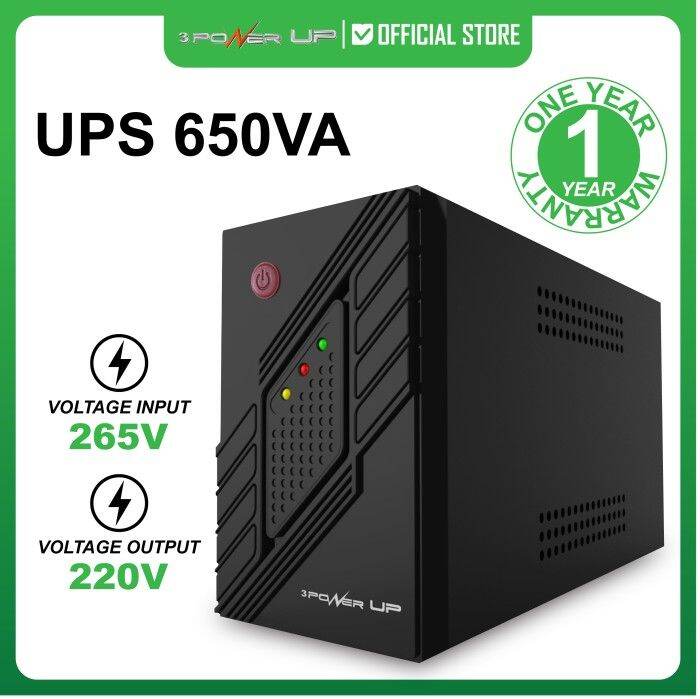 UPS Power Up 650VA Garansi 1 Tahun AVR | Lazada Indonesia