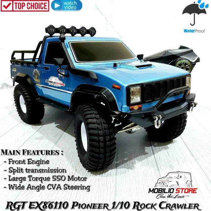 RGT EX 86110 Pioneer 1/10 RC Rock Crawler 4x4 Offroad | Lazada Indonesia