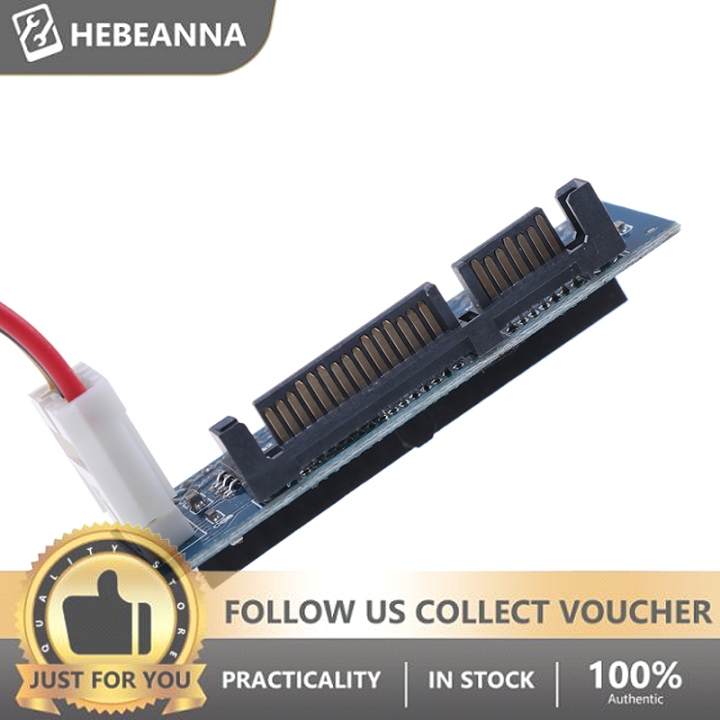 hebeanna 40-PIN 40pin IDE FEMALE TO SATA 7 + 15Pin 22-PIN MALE ADAPTER ...