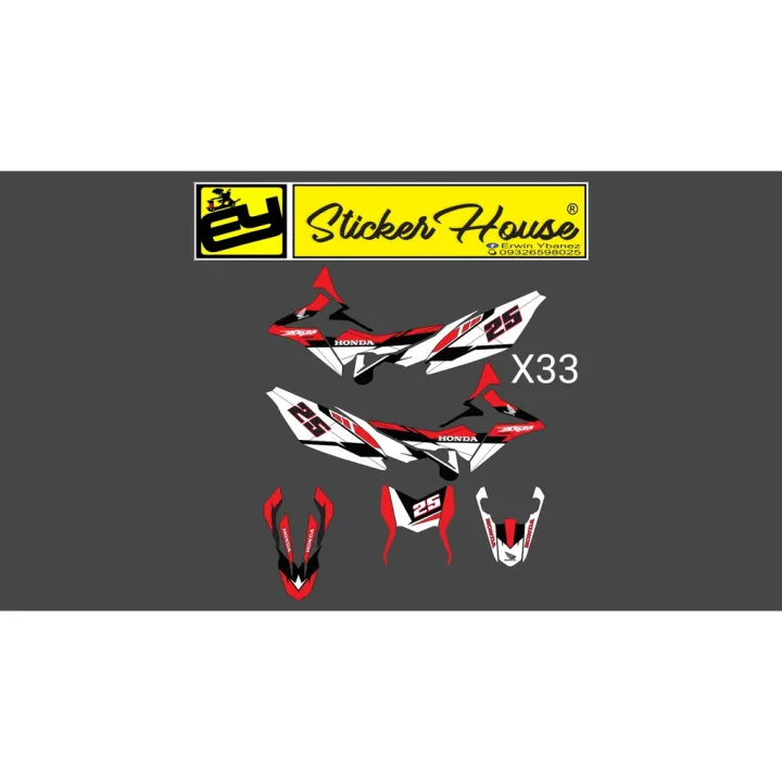 XRM fi 125 DECALS LAMINATED | Lazada PH